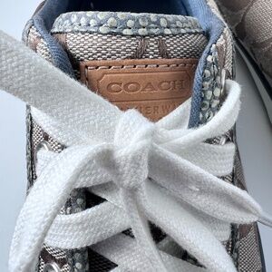 Coach | Shoes | Coach Barrett Monogram Sneaker | Poshmark